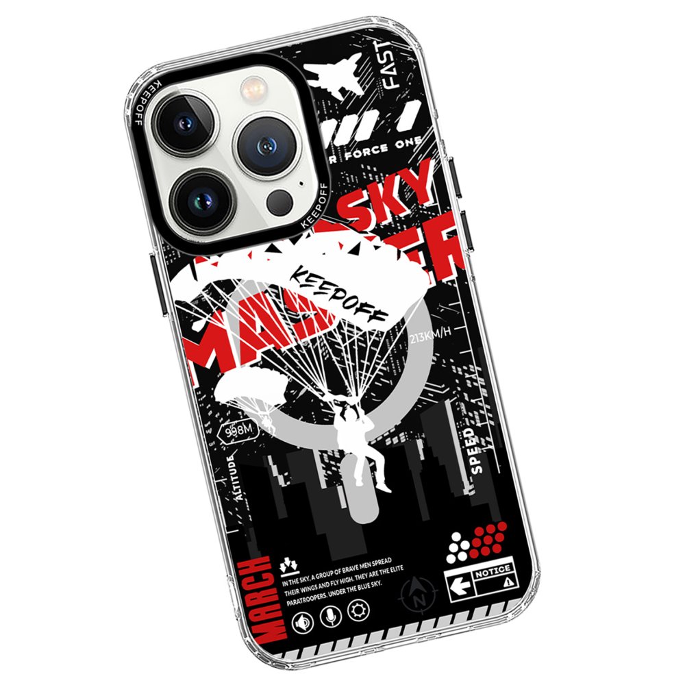 Keep Off iPhone 15 Pro Battlefield Magsafe Kapak - Airborne