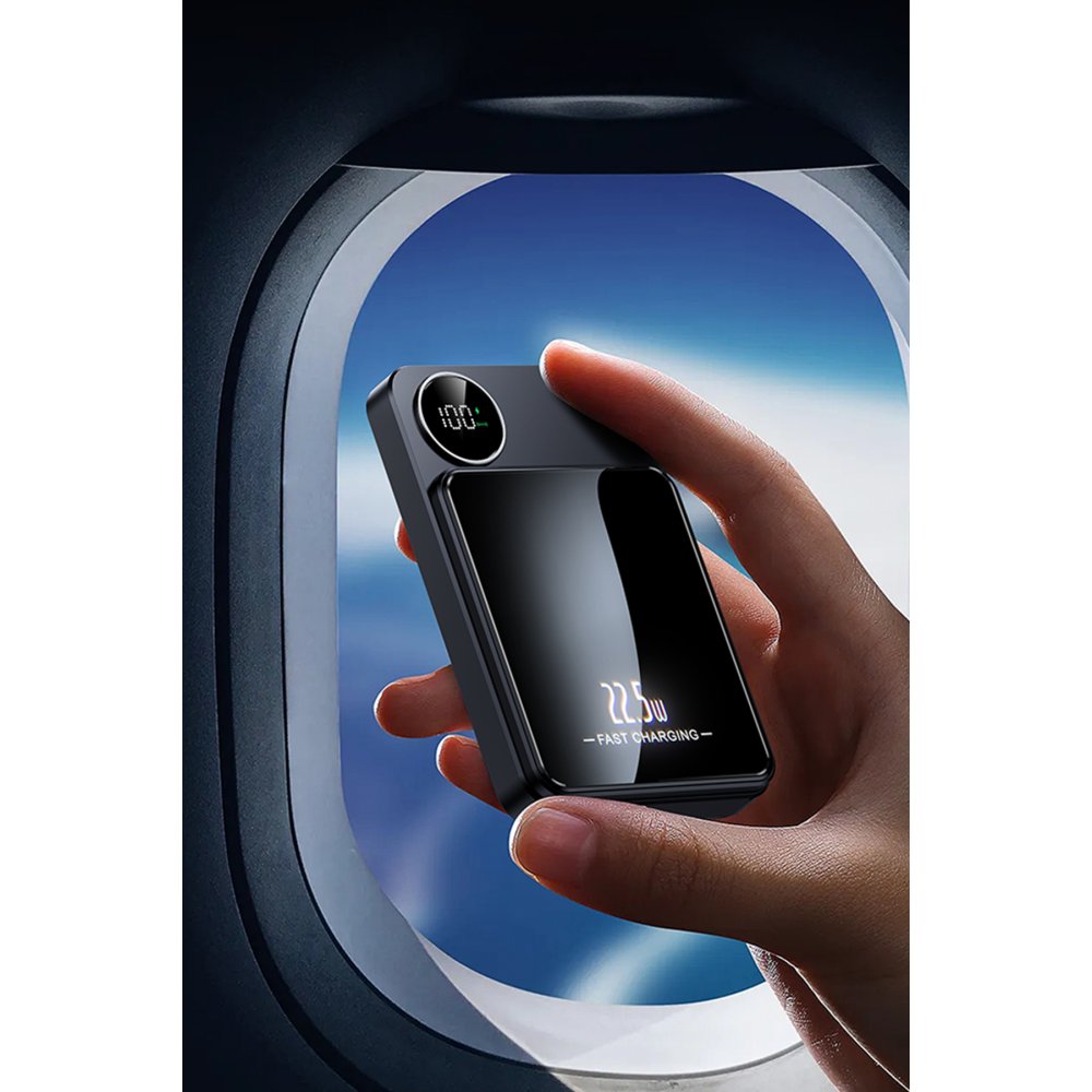 Newface NF20 10.000 mAh Dijital Göstergeli 22.5W PD Hızlı Şarj ve 15W ...