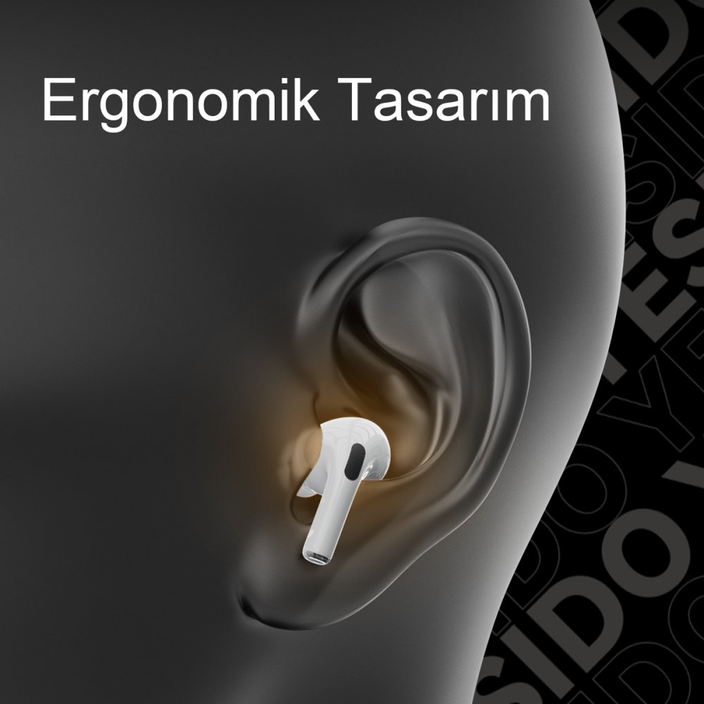 Yesido JB23 BT 5.3 TWS Kablosuz Airpods Kulaklık - Beyaz