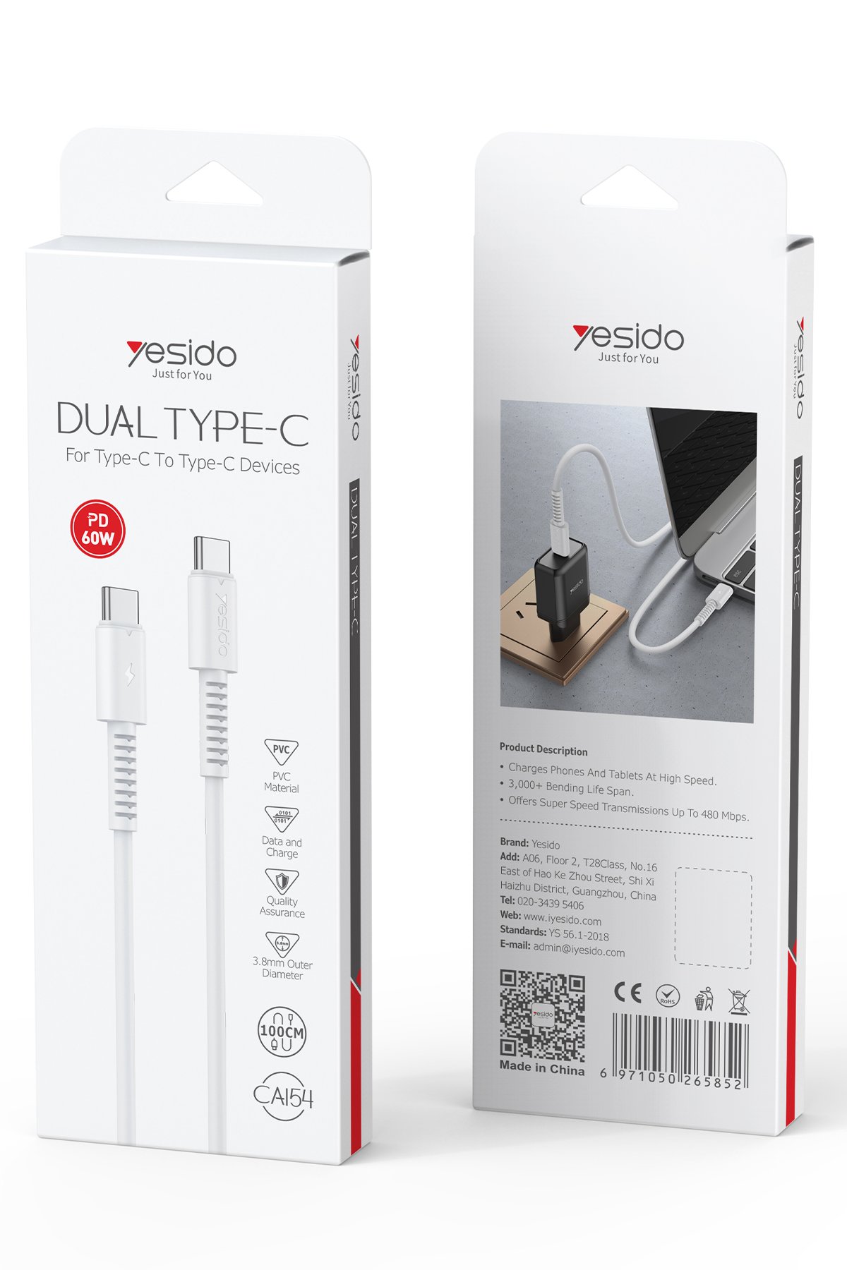 Yesido MG01 Sessiz Kablosuz Masaj Aleti - Siyah