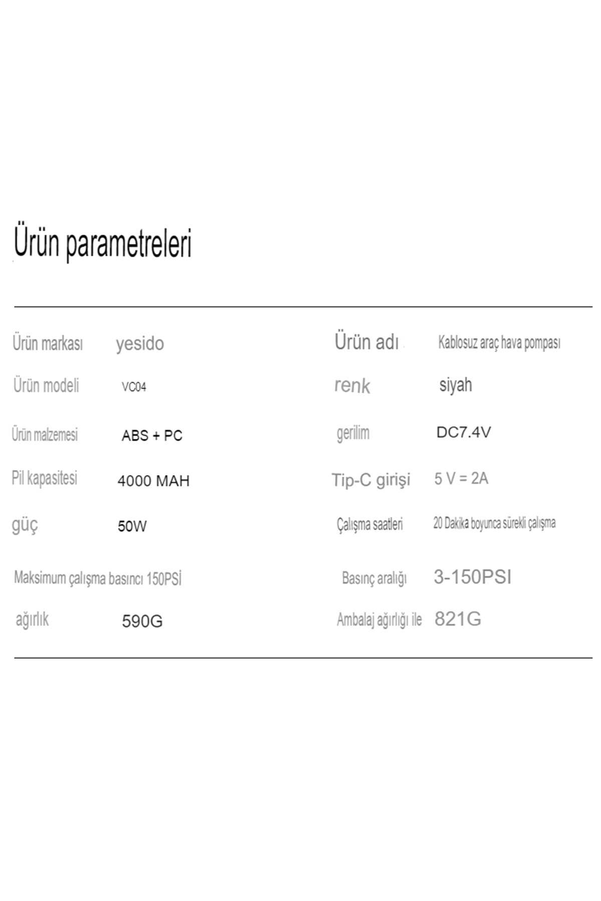 Yesido iPhone 12 Uyumlu Batarya