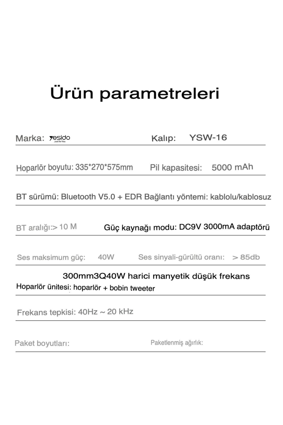 Yesido iPhone 11 Uyumlu Batarya